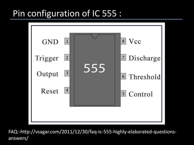 555 Timer Ic | PDF | Consumer Electronics | Technology & Computing