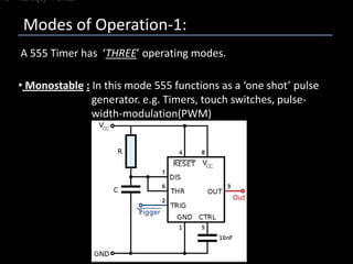555 Timer Ic | PDF | Consumer Electronics | Technology & Computing