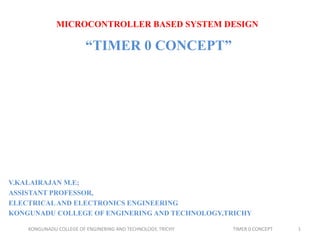 Timer 0 concept | PPTX | Technology & Computing