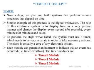 Timer 0 concept | PPTX | Technology & Computing