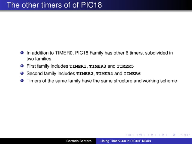 Using Timer2 In Microchip Mcus Ppt