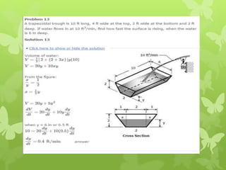 Time rate problems (Calculus) | PPT