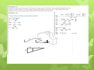 Time rate problems (Calculus) | PPT