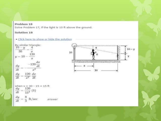 Time rate problems (Calculus) | PPTX | Physics | Science