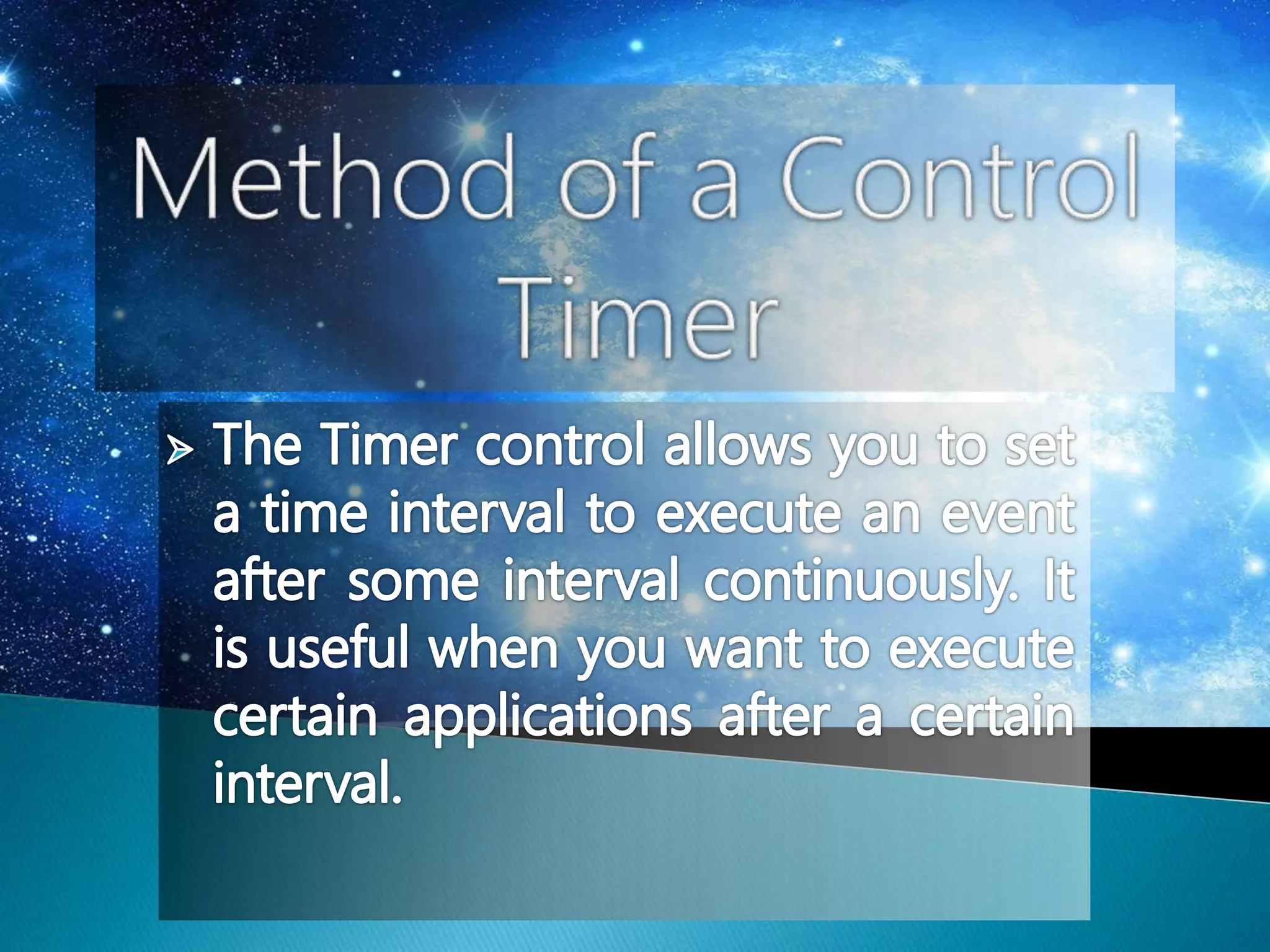 Timer control and Tool Strip C# | PPTX | Computing | Technology & Computing