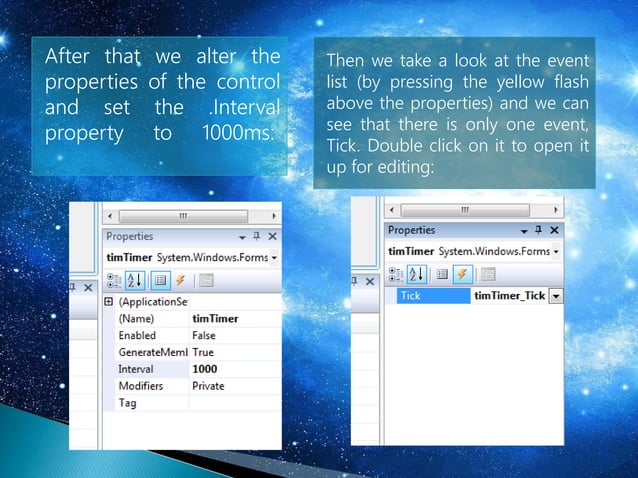 Timer control and Tool Strip C# | PPTX | Computing | Technology & Computing