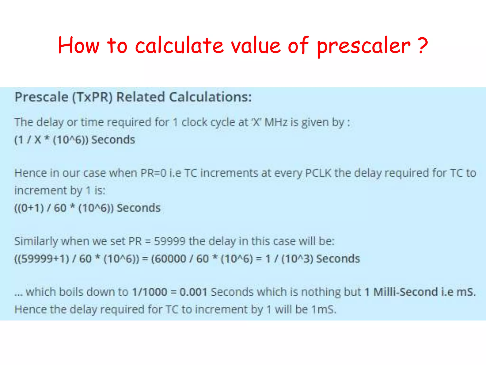 Timer counter in arm7(lpc2148) | PPTX