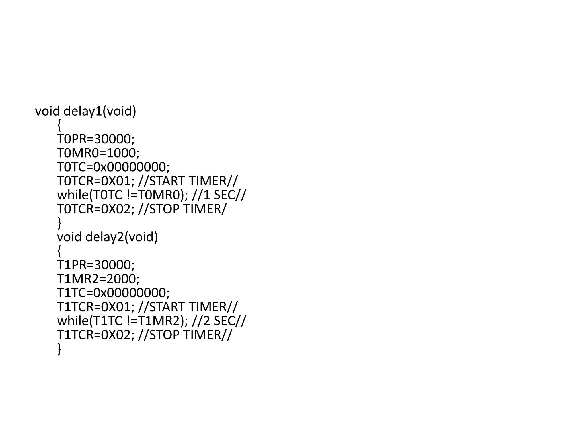Timer counter in arm7(lpc2148) | PPTX