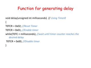 Timer counter in arm7(lpc2148) | PPTX