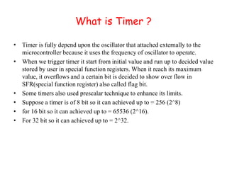 Timer counter in arm7(lpc2148) | PPTX