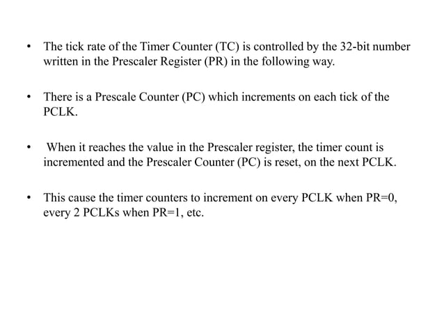 Timer counter in arm7(lpc2148) | PPTX