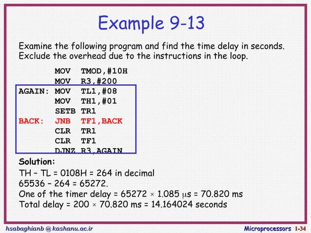 Microcontroller 8051 Timer Counter Interrrupt | PPT