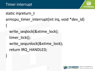 Linux Timer device driver | PPTX