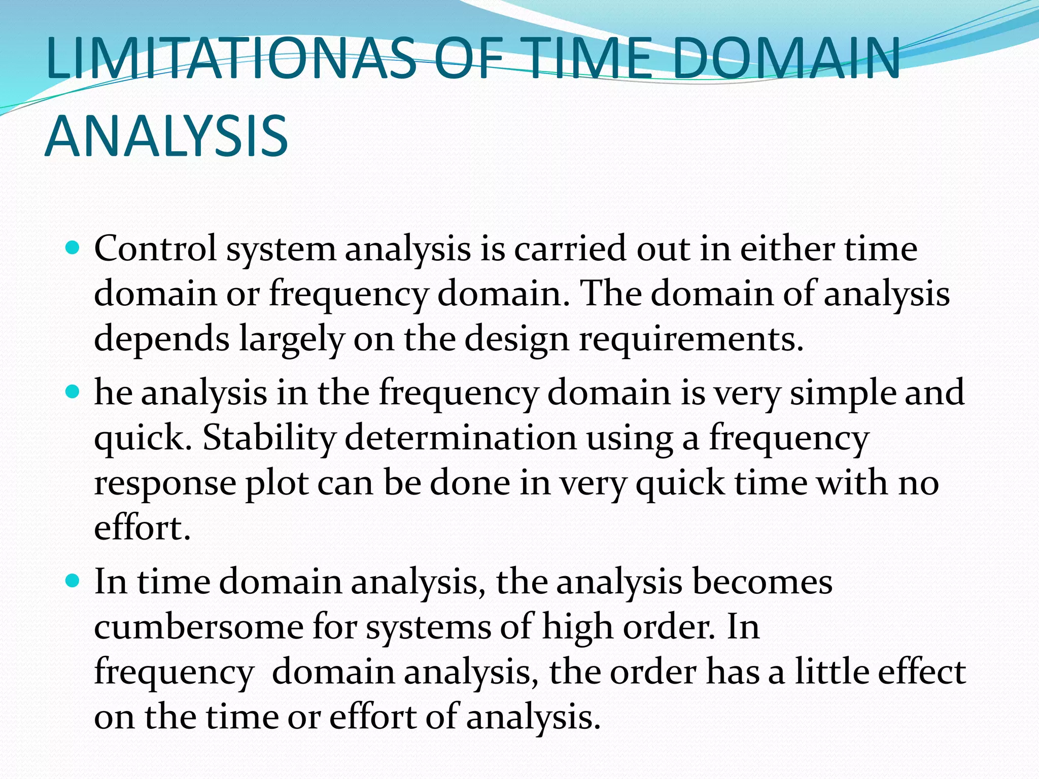 Time Response Analysis | PPTX