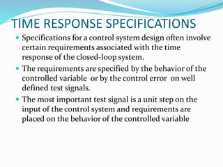 Time Response Analysis | PPTX