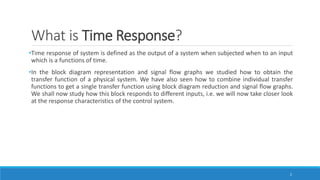Time response analysis | PPTX