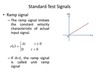 Time response analysis of system | PPTX