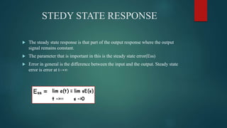 Time response and analysis kaushal shah | PPTX