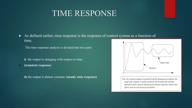 Time response and analysis kaushal shah | PPT