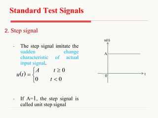 Time response in systems | PPT