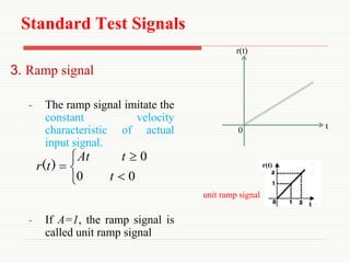 Time response in systems | PPT