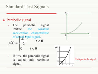 Time response in systems | PPT