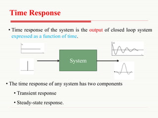 Time response in systems | PPT | Physics | Science