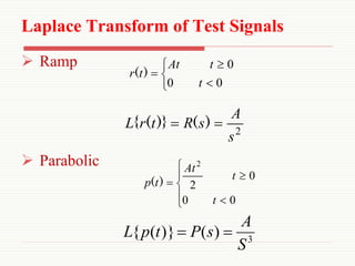 Time response in systems | PPT