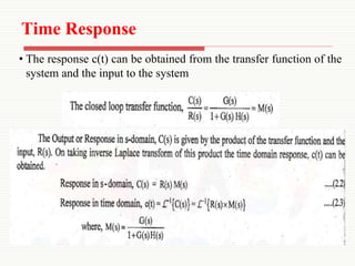 Time response in systems | PPT