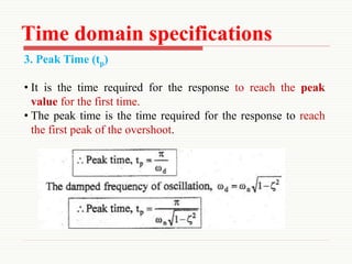 Time response in systems | PPT