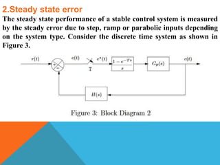 Time response of discrete systems 4th lecture | PPTX