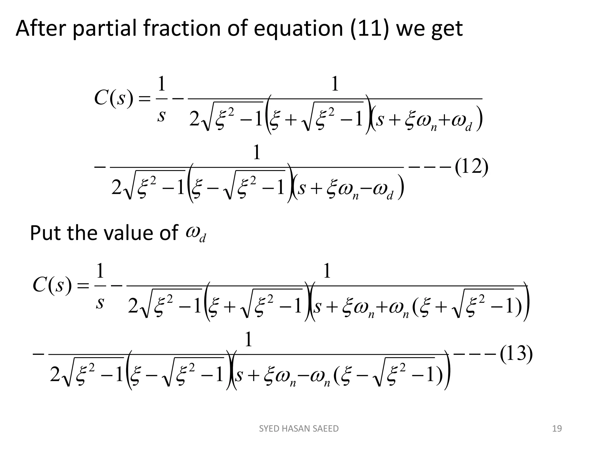 Time response second order | PDF
