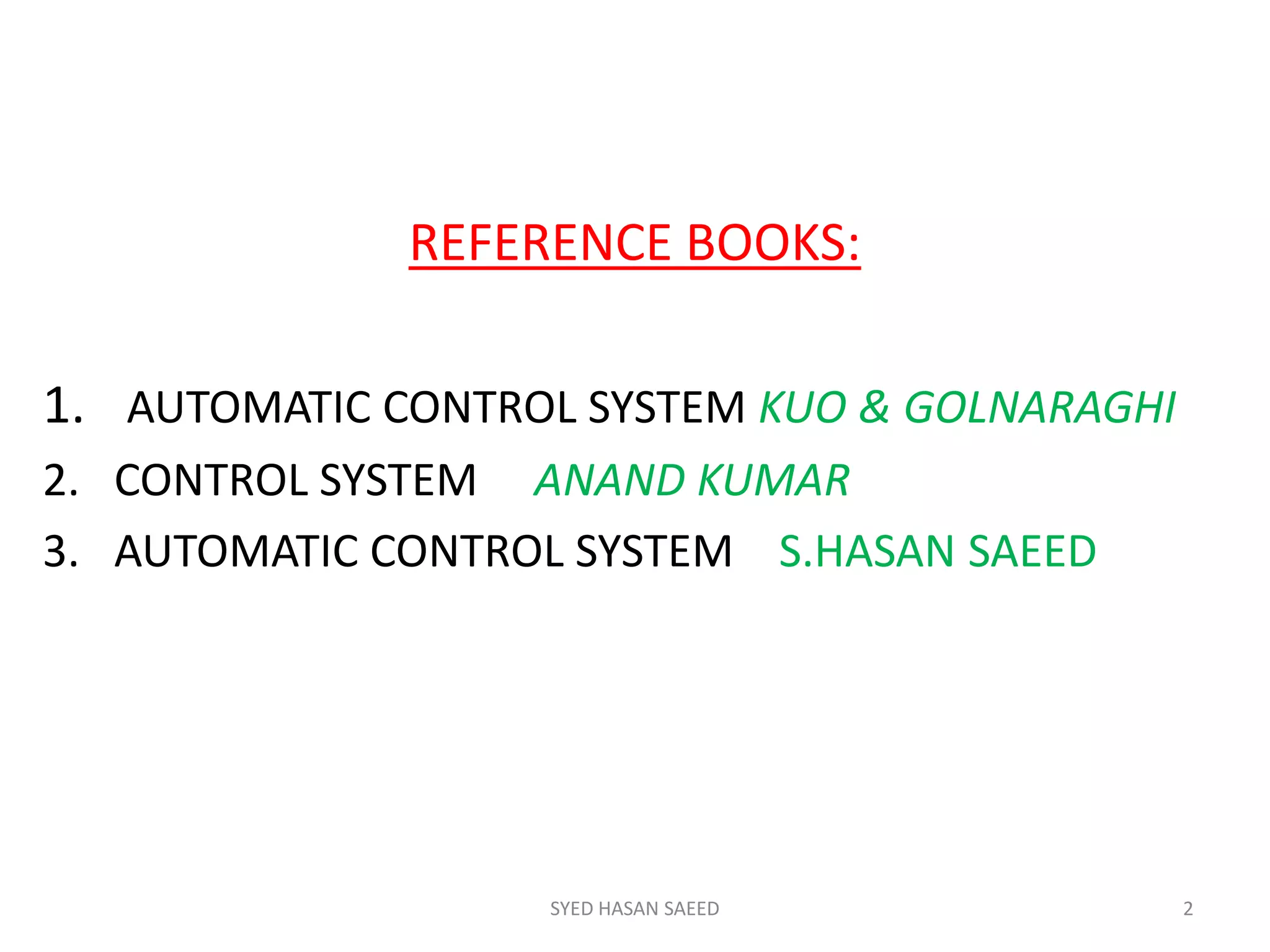 Time Response Second Order Ppt