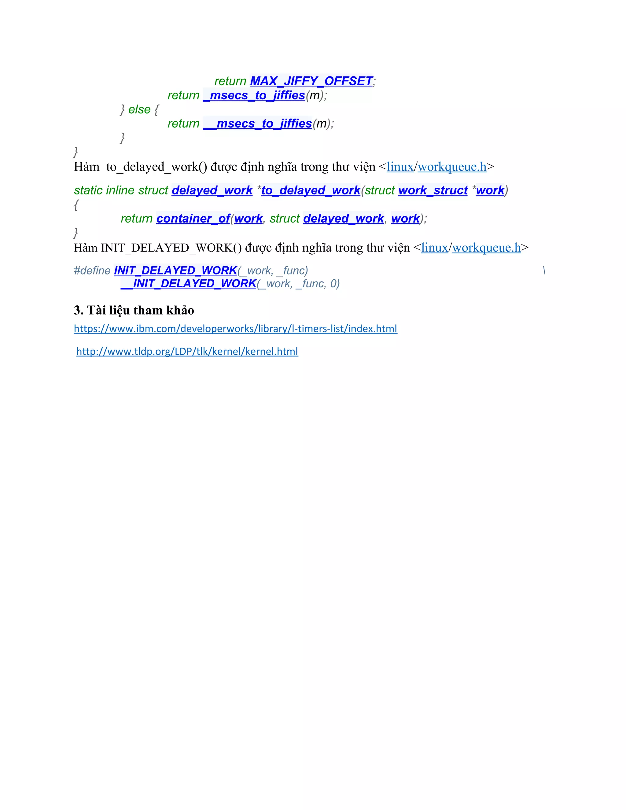 Timer kernel linux | DOC