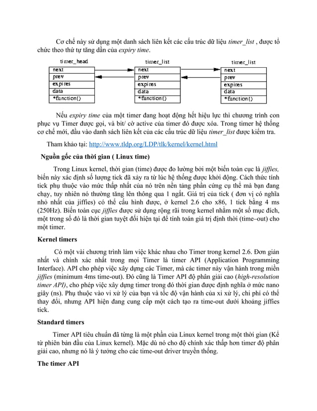 Timer Kernel Linux Doc