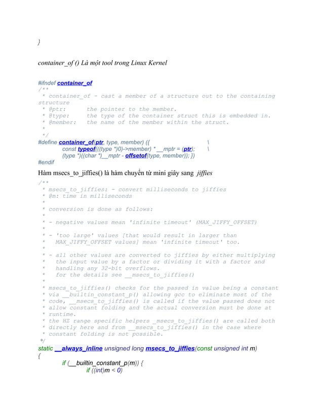 Timer Kernel Linux Doc