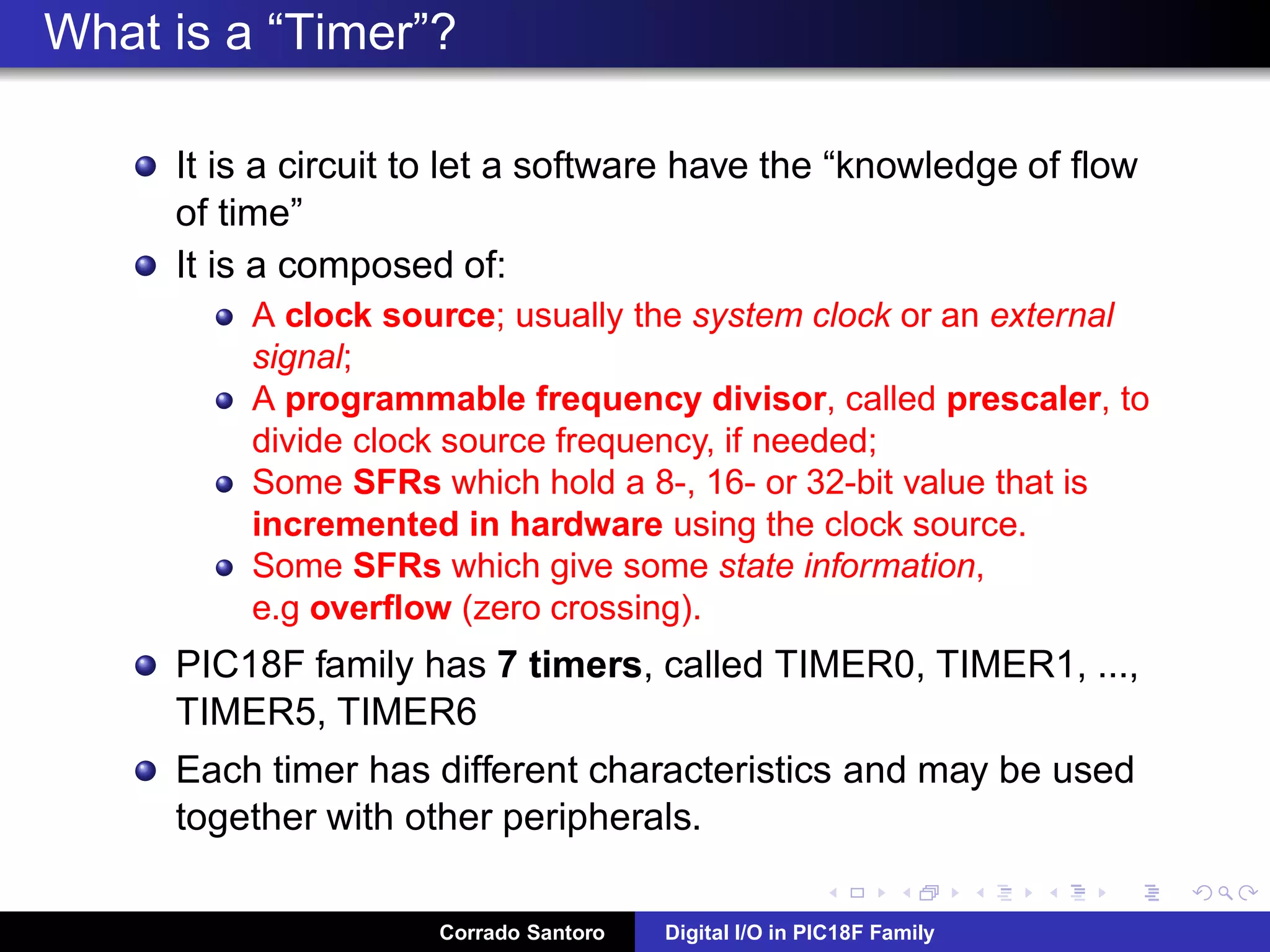 Using Timers in PIC18F Microcontrollers | PDF | Computing | Technology & Computing