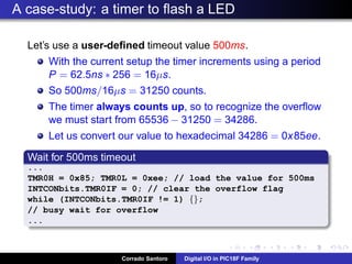 Using Timers in PIC18F Microcontrollers | PDF