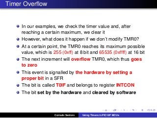 Using Timers in PIC18F Microcontrollers | PDF
