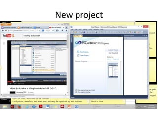 Creating the Timer on visual basic | PPT