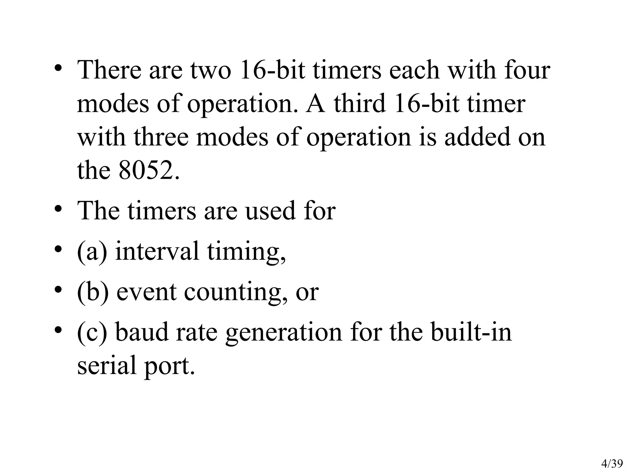 Microcontroller Timer Counter Modules And Applications Ppt 6250