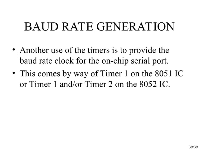 Microcontroller Timer Counter Modules And Applications Ppt 0588
