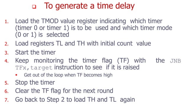Timer programming for 8051 using embedded c | PPTX | Computing ... Timer programming for 8051 using embedded c | PPTX | Computing ...