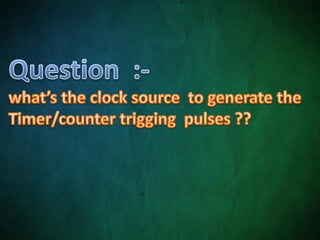 Timers and pulse width modulation with MCUs | PPT