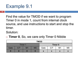 Microprocessor Week 9: Timer and Counter | PPT