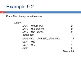 Microprocessor Week 9: Timer and Counter | PPT