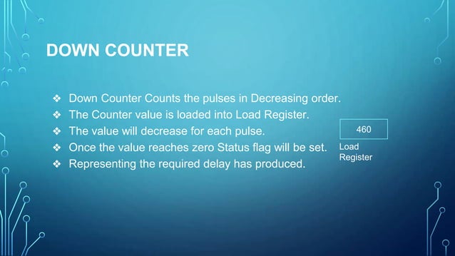 Timers and counters | PPTX | Physics | Science