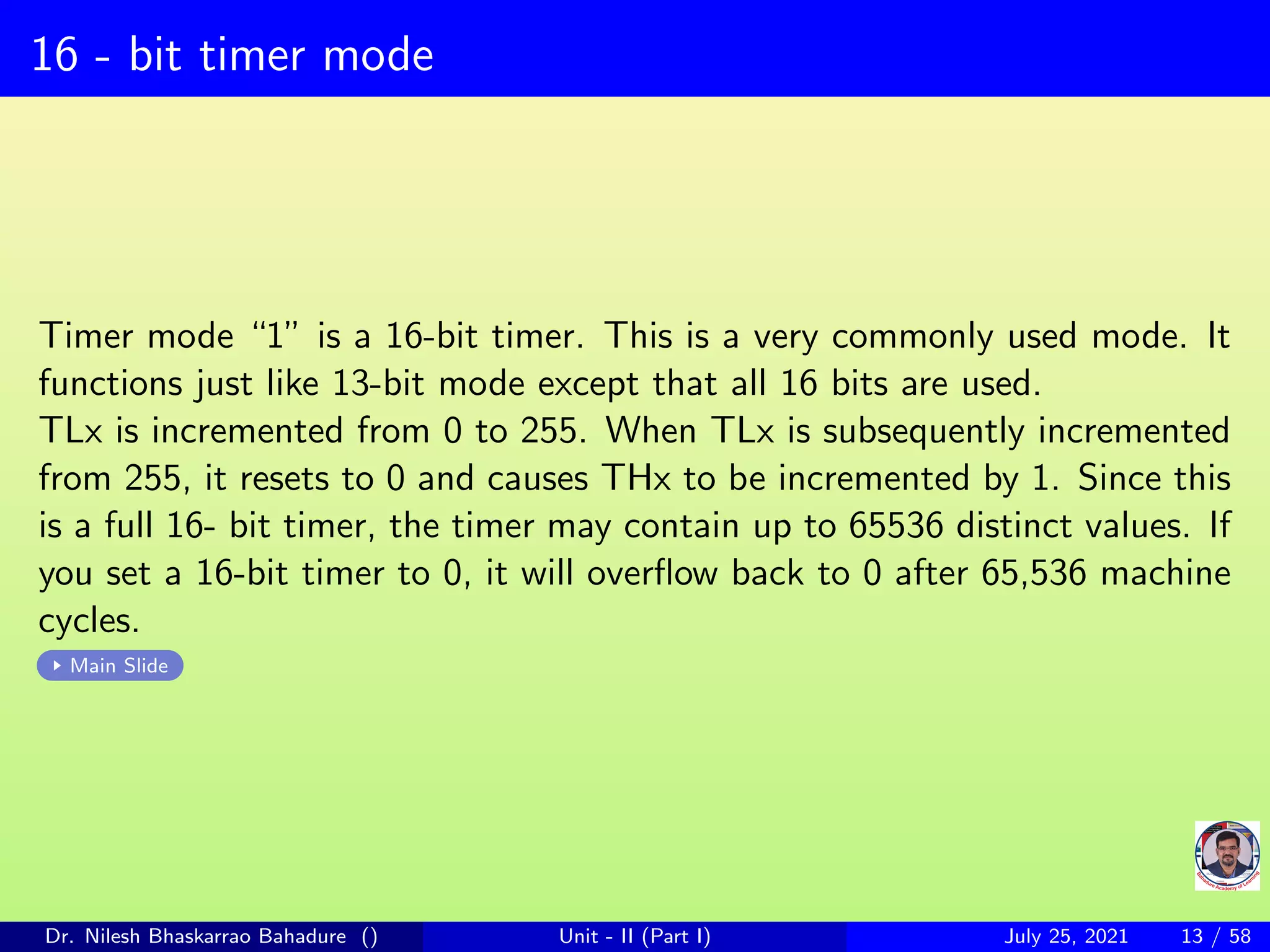 Timers and counters of microcontroller 8051 | PDF