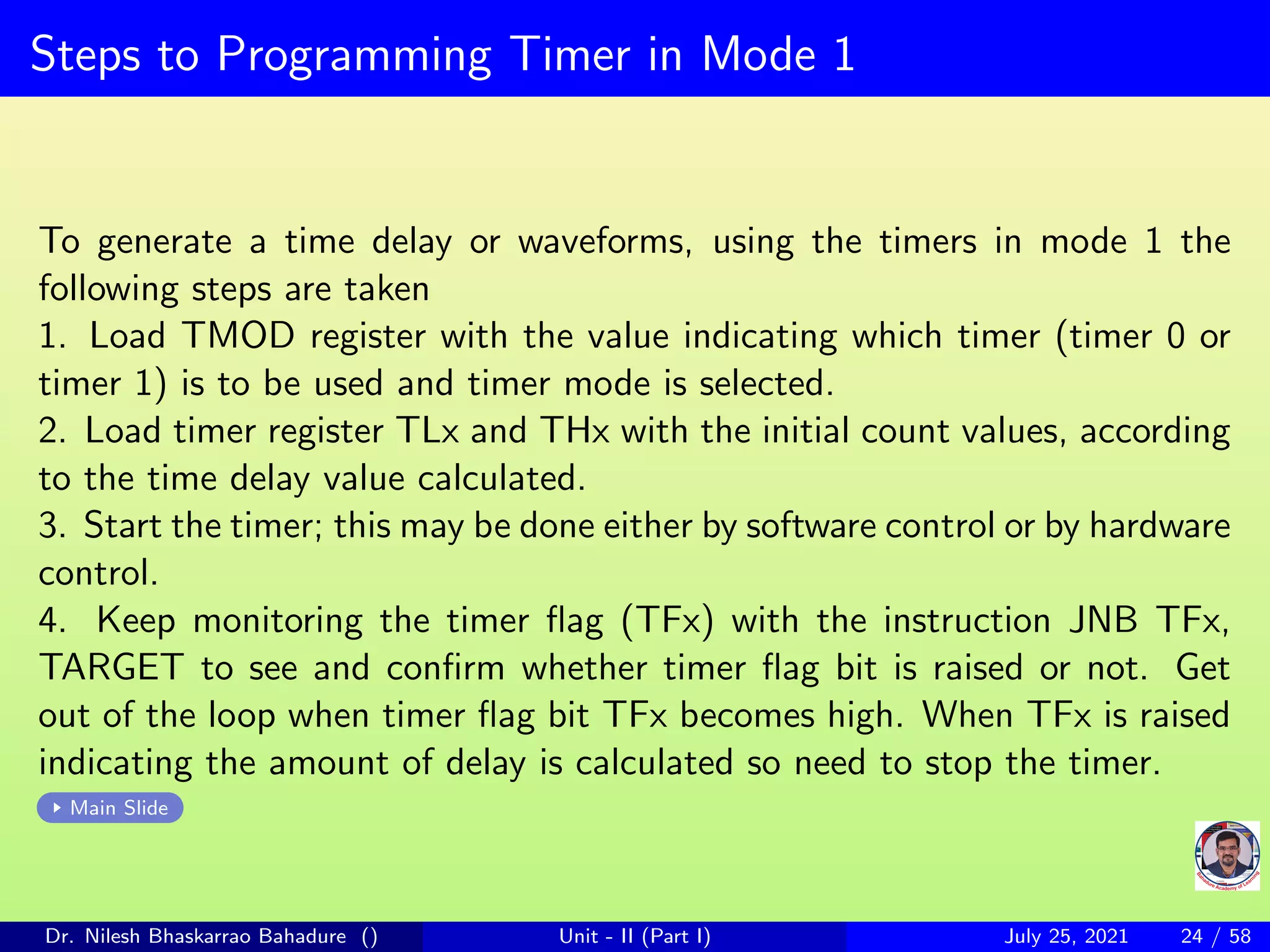 Timers and counters of microcontroller 8051 | PDF