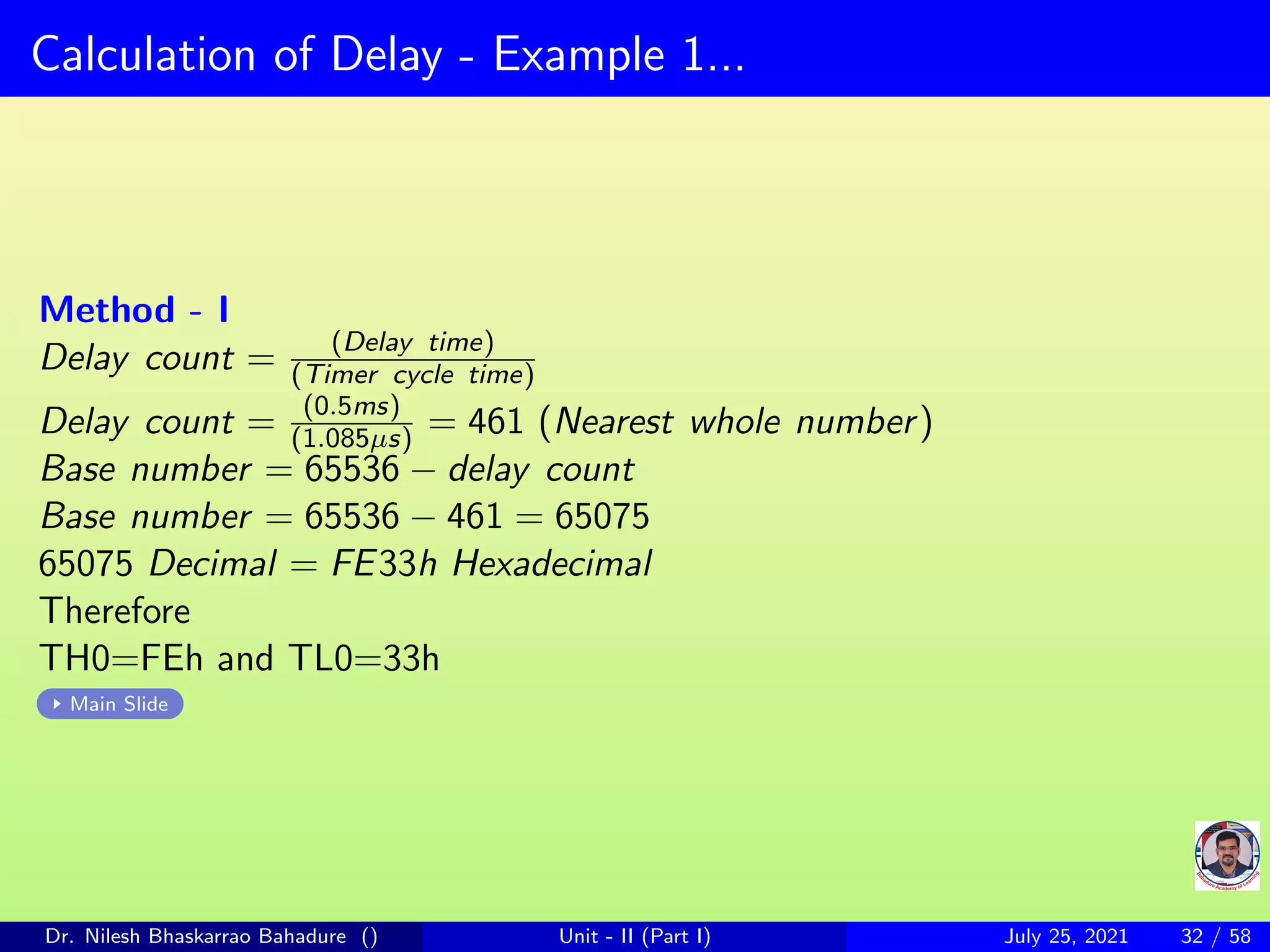 Timers And Counters Of Microcontroller 8051 Ppt 